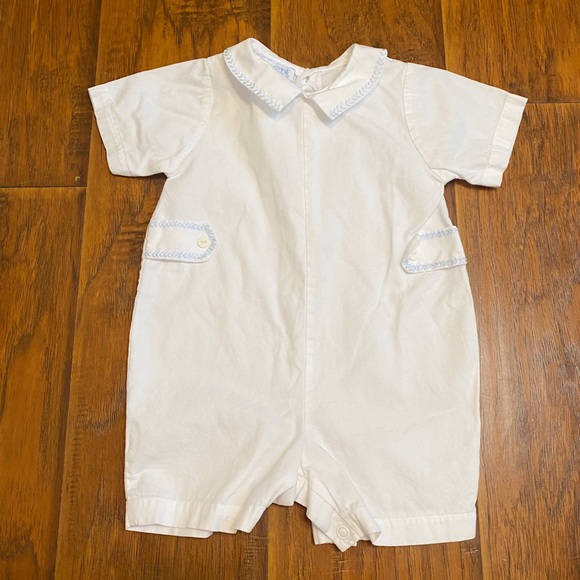 Sophie Dess | Bottoms | Baby Boy Sophie Dess White Shortalls Size 9 ...